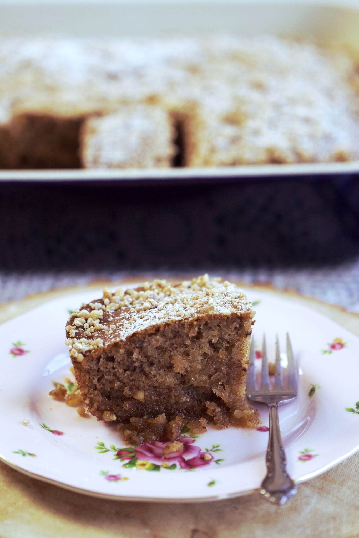 Karidopita: Greek Spiced Walnut Cake - Dimitras Dishes