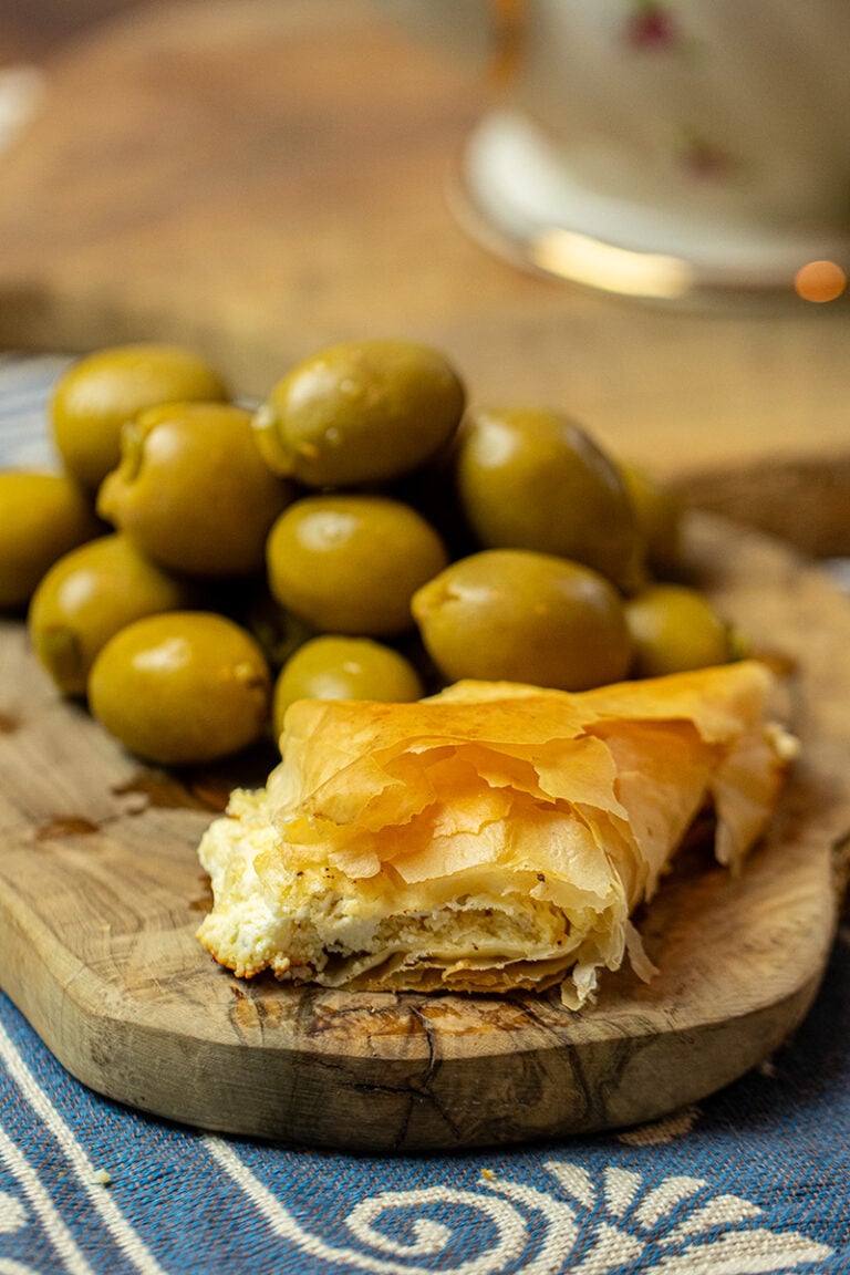 Greek Cheese Pie Triangles: Tiropitakia - Dimitras Dishes