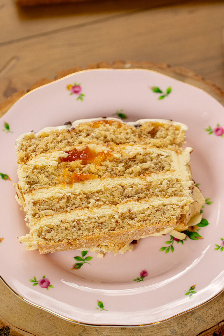 Esterhazy Torte: Hazelnut Cream Cake - Dimitras Dishes
