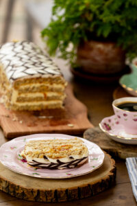 Esterhazy Torte: Hazelnut Cream Cake - Dimitras Dishes
