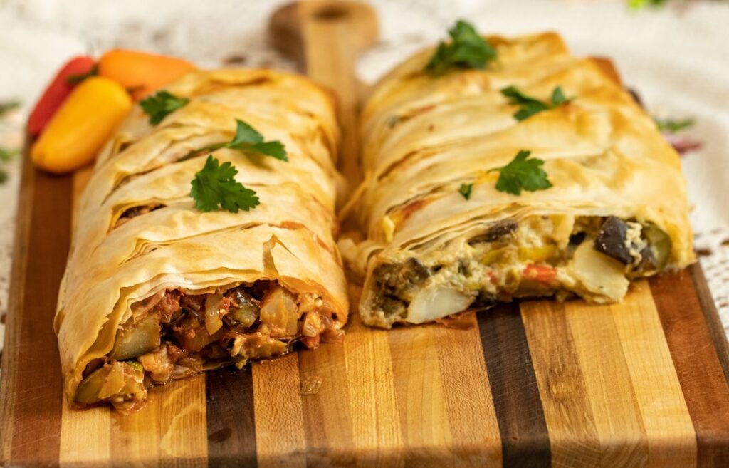 ROASTED VEGETABLE STRUDEL: 2 WAYS - Dimitras Dishes
