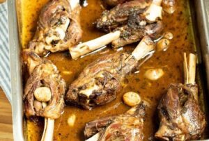 ROASTED LAMB SHANKS - Dimitras Dishes