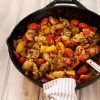 Quick & Easy Chicken Souvlaki Skillet - Dimitras Dishes