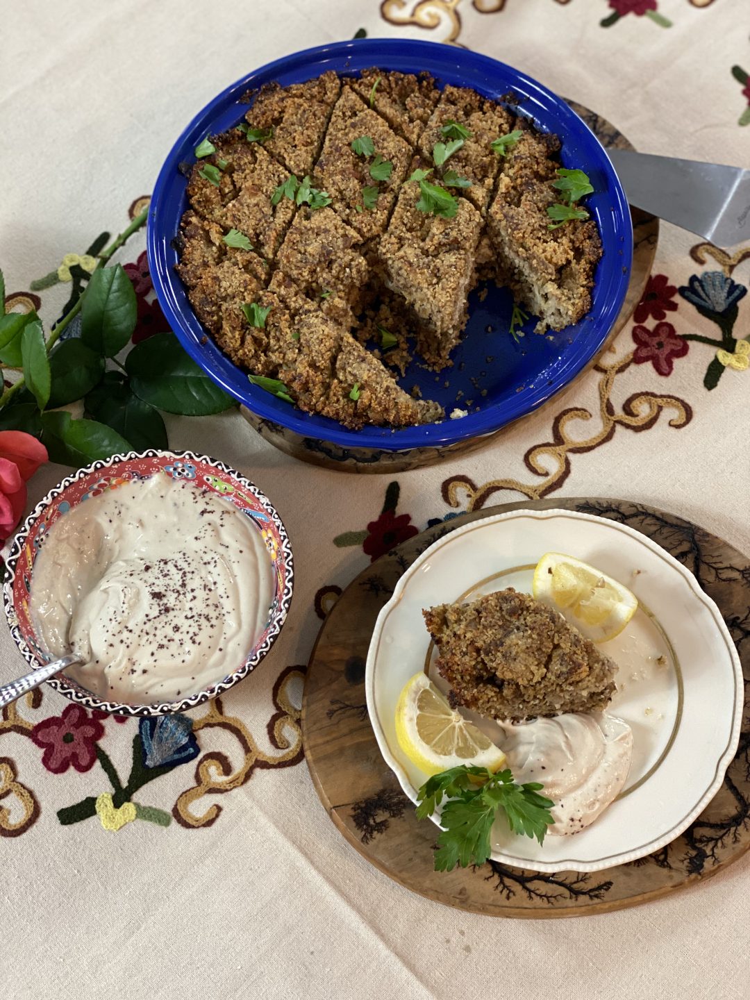 Greek Kibbeh (Koupes) Pie - Dimitras Dishes