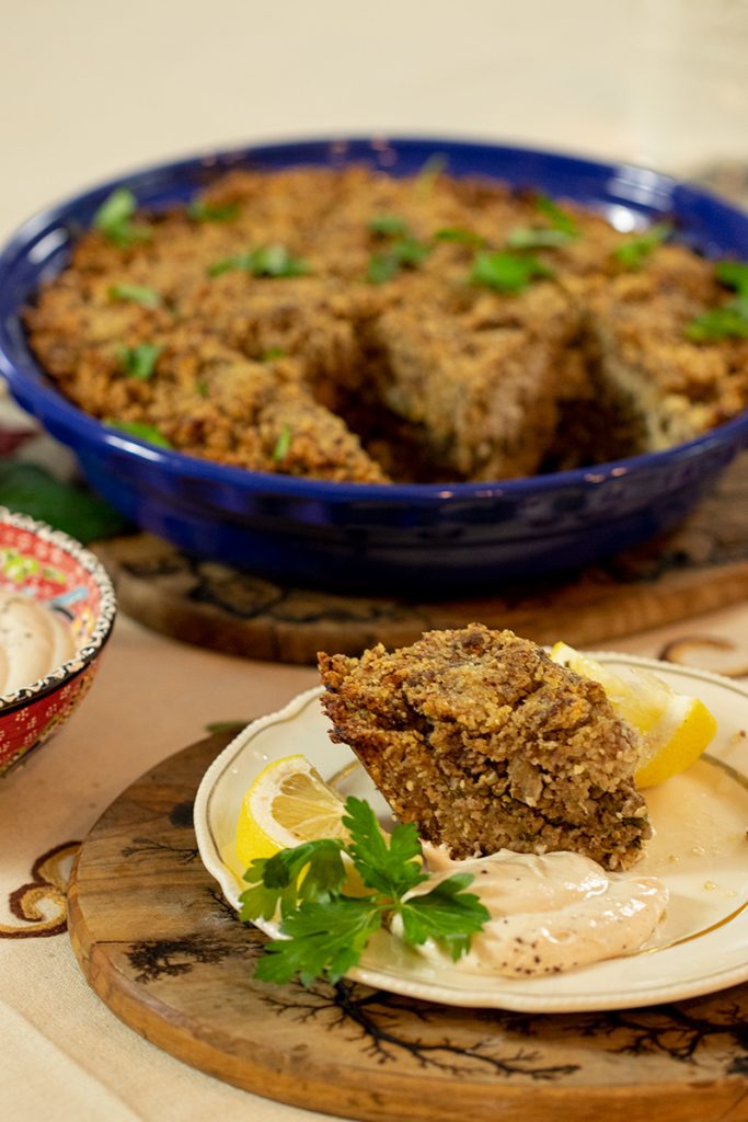 Greek Kibbeh (Koupes) Pie - Dimitras Dishes