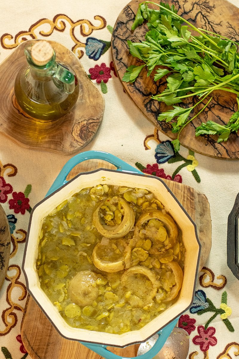 Greek Artichoke & Fava Bean Stew: Ready in 30 mins! - Dimitras Dishes