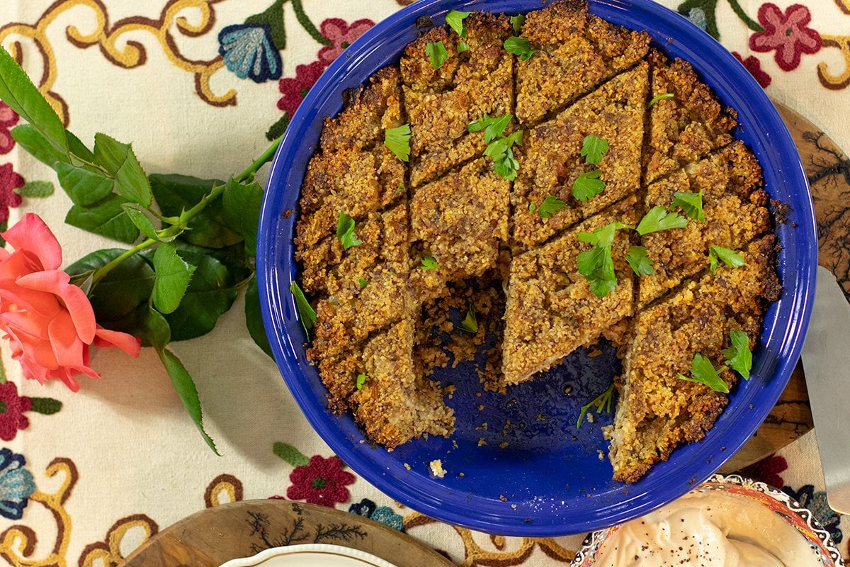 Greek Kibbeh (Koupes) Pie - Dimitras Dishes