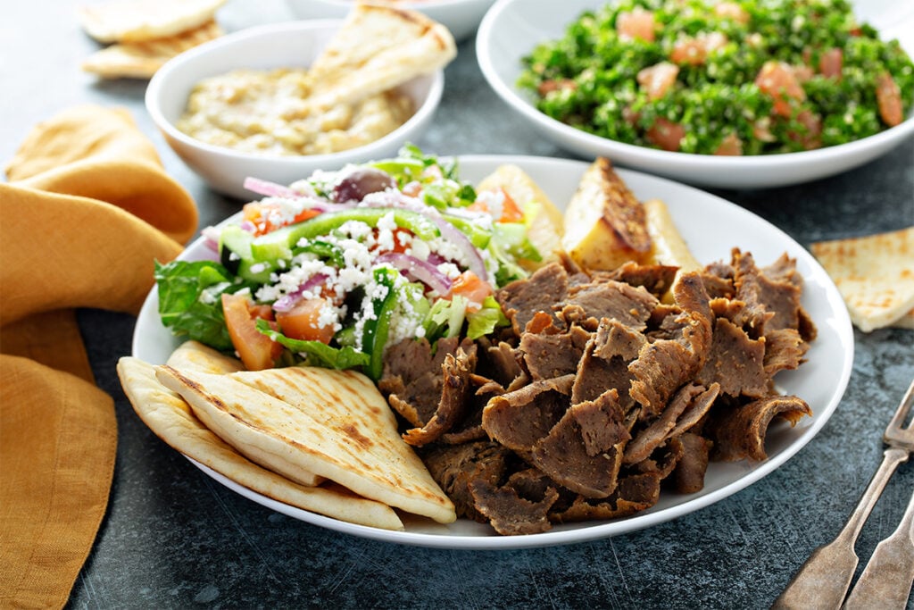 The Ultimate Greek-American Gyro Pita - Dimitras Dishes