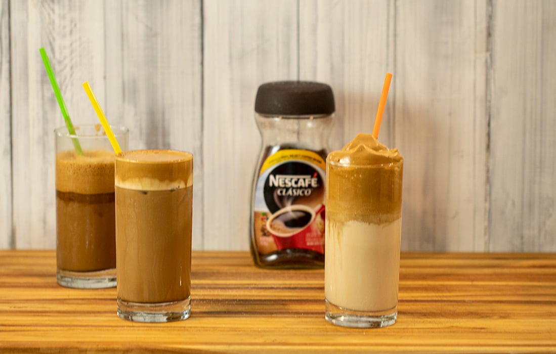 Dalgona Whipped Coffee vs The Greek Frappe - Dimitras Dishes
