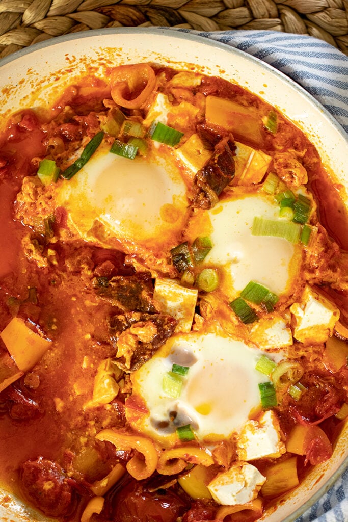 A Greek Breakfast Ready in 15 Minutes! Eggs & Pasturma - Dimitras Dishes