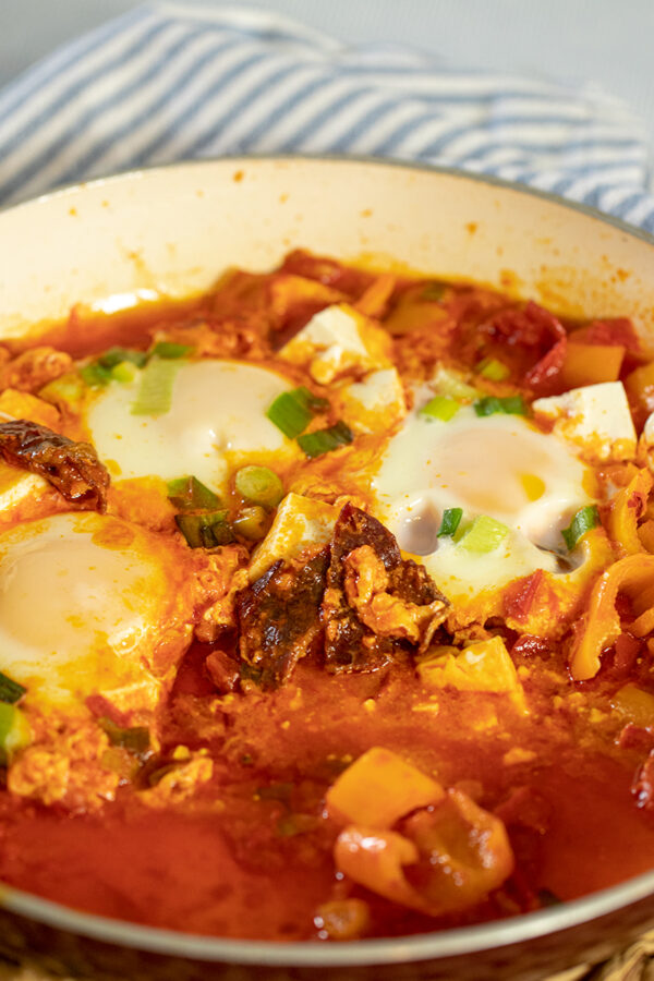 A Greek Breakfast Ready in 15 Minutes! Eggs & Pasturma - Dimitras Dishes