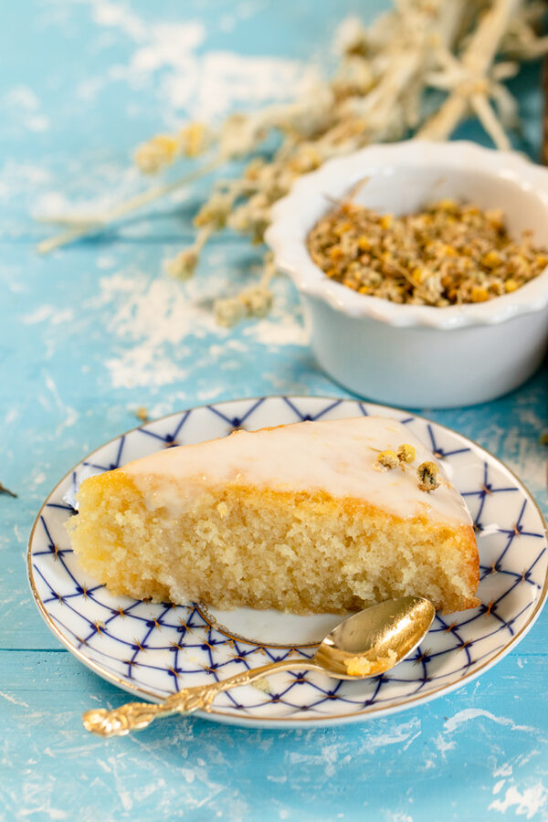 Ravani with Chamomile & Greek Mountain Tea Syrup - Dimitras Dishes