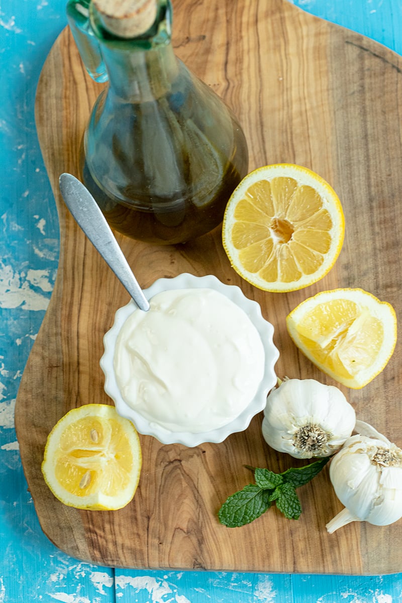 The Best Shawarma White Sauce - Dimitras Dishes