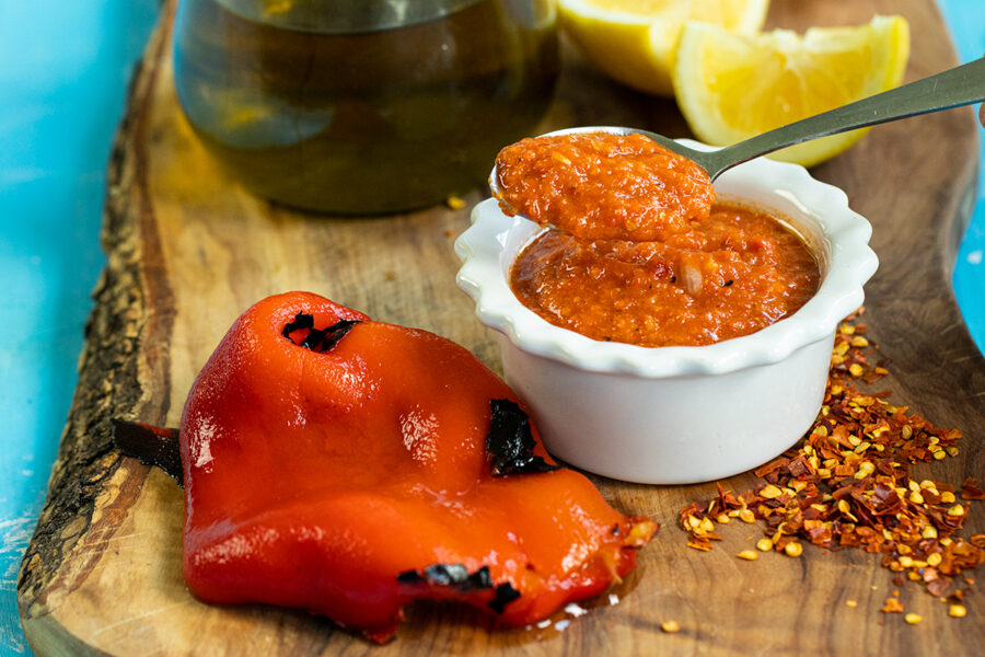 Simple Homemade Harissa Sauce - Dimitras Dishes