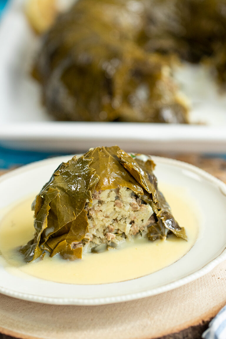 Exohiko from Thessaloniki: Stuffed Grape Leaves Bundt Ring - Dimitras ...