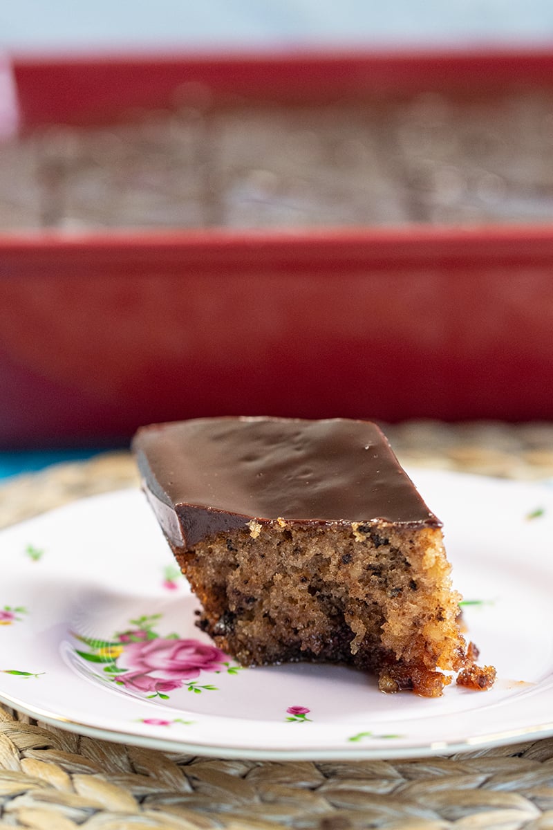 Greek Chocolate Walnut Cake: Karidopita - Dimitras Dishes
