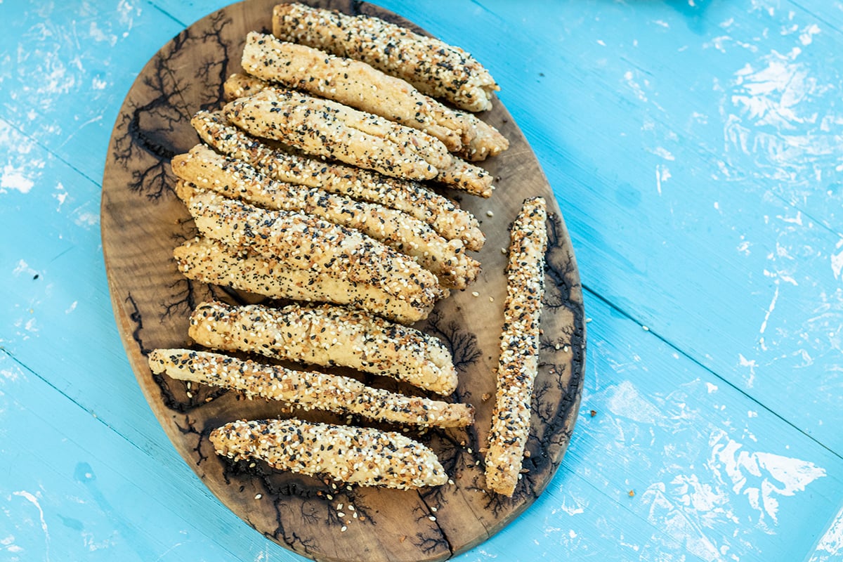 Kritsinia: Greek Breadsticks without Yeast - Dimitras Dishes