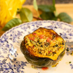 Mediterranean Stuffed Acorn Squash - Dimitras Dishes