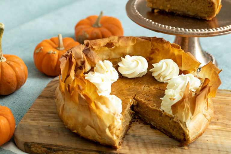 Pumpkin Phyllo Pie - Dimitras Dishes