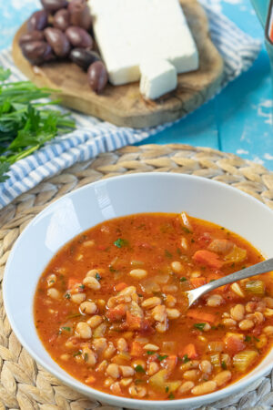 Fasolada in 30 Minutes: Express Greek White Bean Soup - Dimitras Dishes