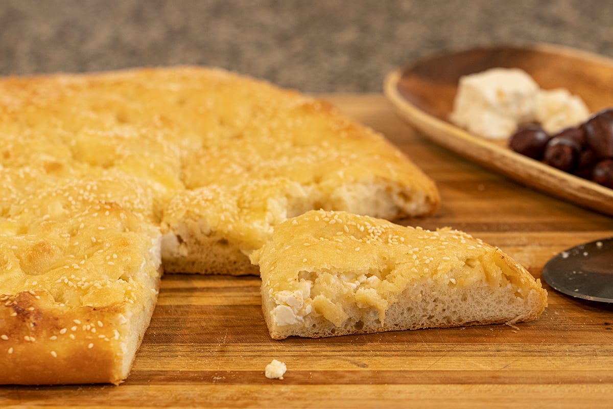 Greek Feta Bread: Tiropsomo: Soft & Delicious! - Dimitras Dishes