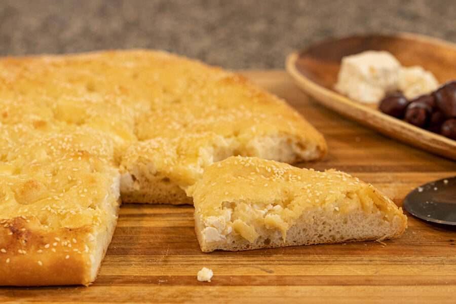 Greek Feta Bread: Tiropsomo: Soft & Delicious! - Dimitras Dishes