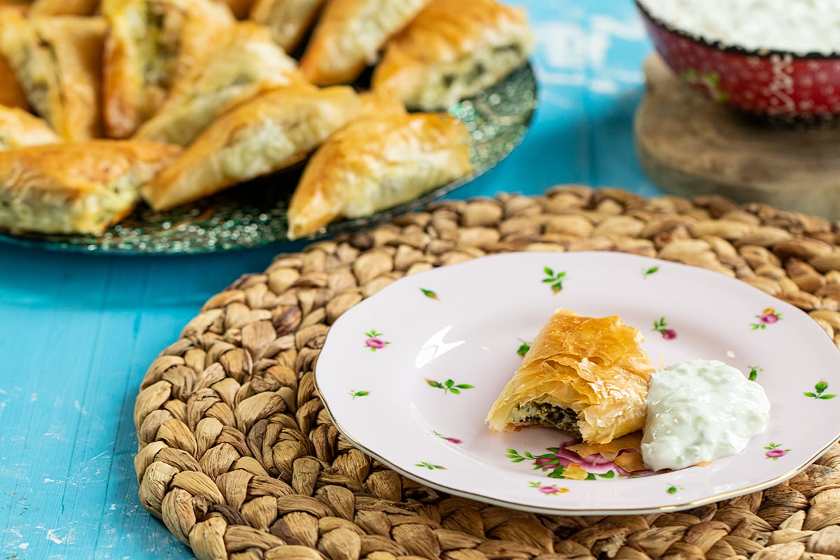 SPANAKOPITA: Greek Spinach & Phyllo Triangles - Dimitras Dishes