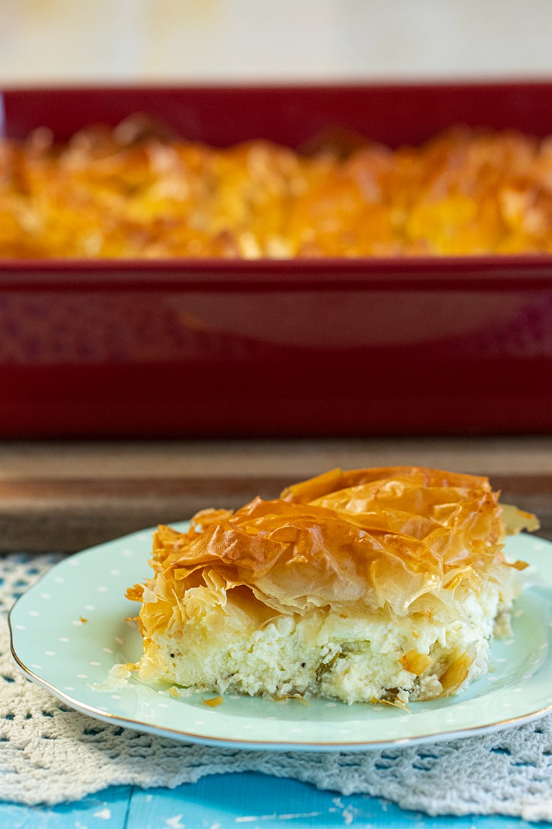 Tiropita: Greek Feta & Phyllo Pie - Dimitras Dishes