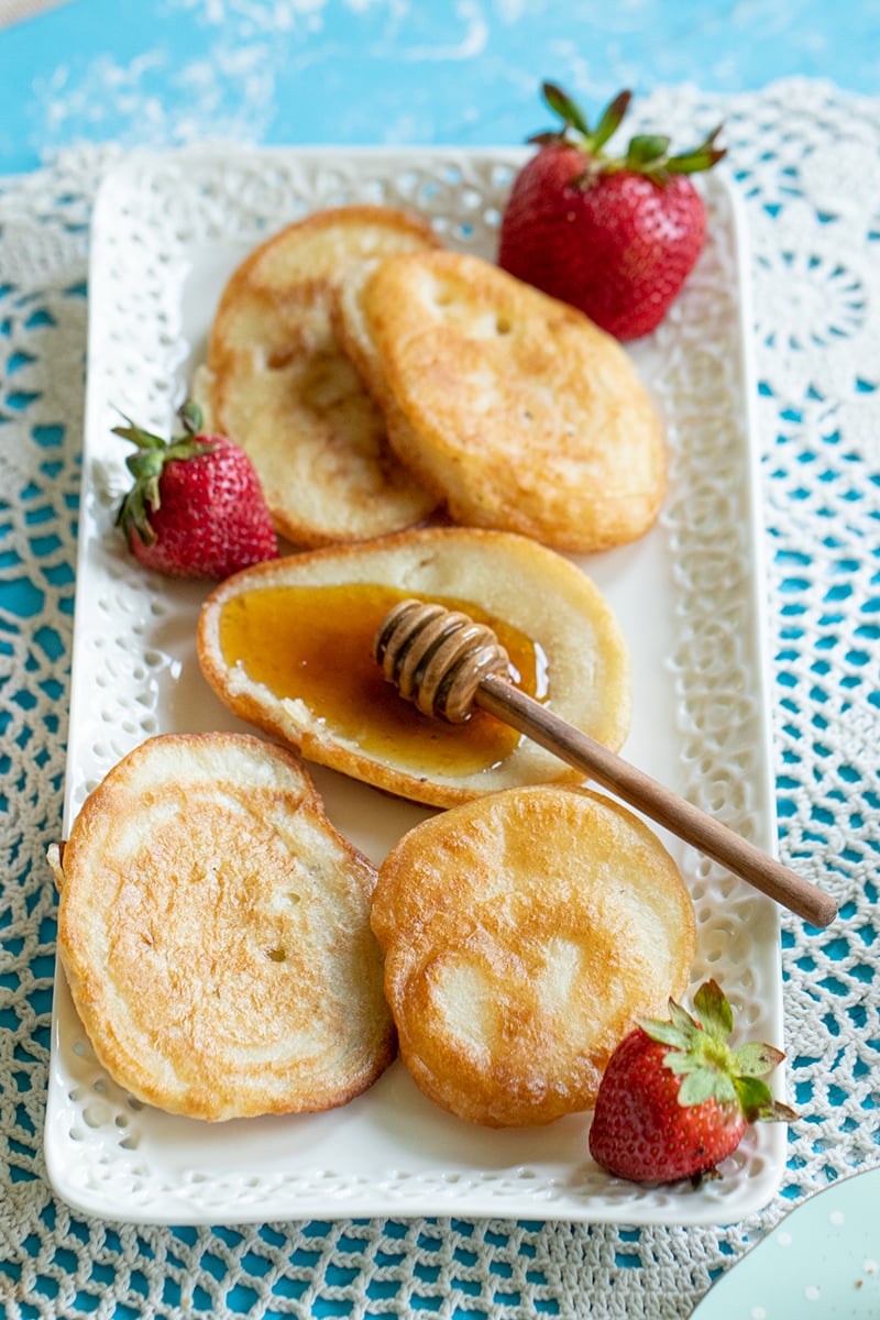 Tiganites: Greek-Style Pancakes with Greek Honey & Baklava Nuts ...