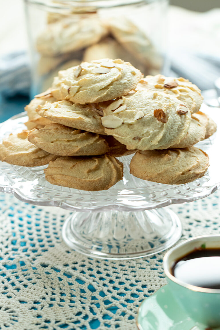 AMYGDALOTA: GREEK-STYLE CHEWY ALMOND COOKIES - Dimitras Dishes