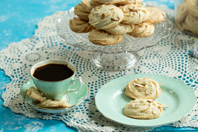 AMYGDALOTA: GREEK-STYLE CHEWY ALMOND COOKIES - Dimitras Dishes