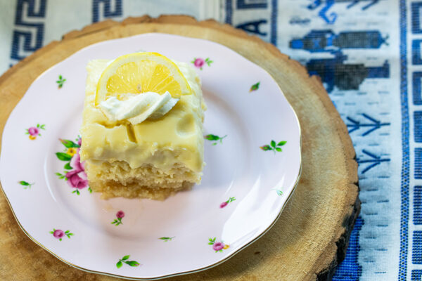 Lemon Cream Cake: Greek Lemonopita - Dimitras Dishes