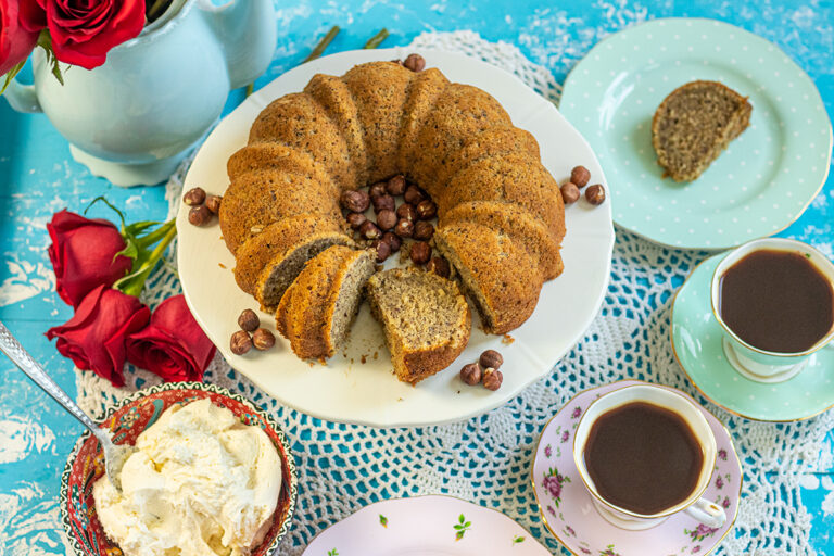 Hazelnut Coffee Cake - Dimitras Dishes