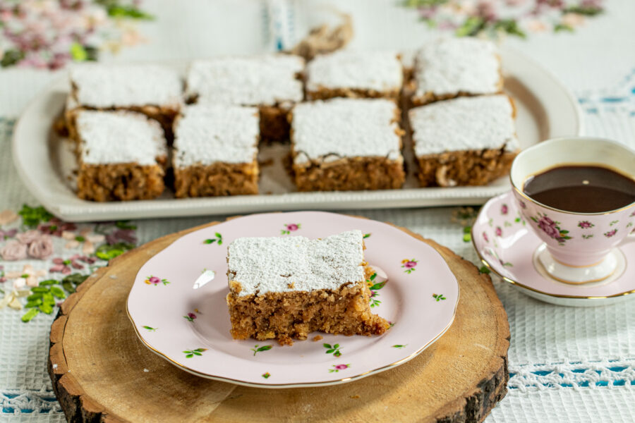 Greek Walnut Cake (Vegan) - Dimitras Dishes