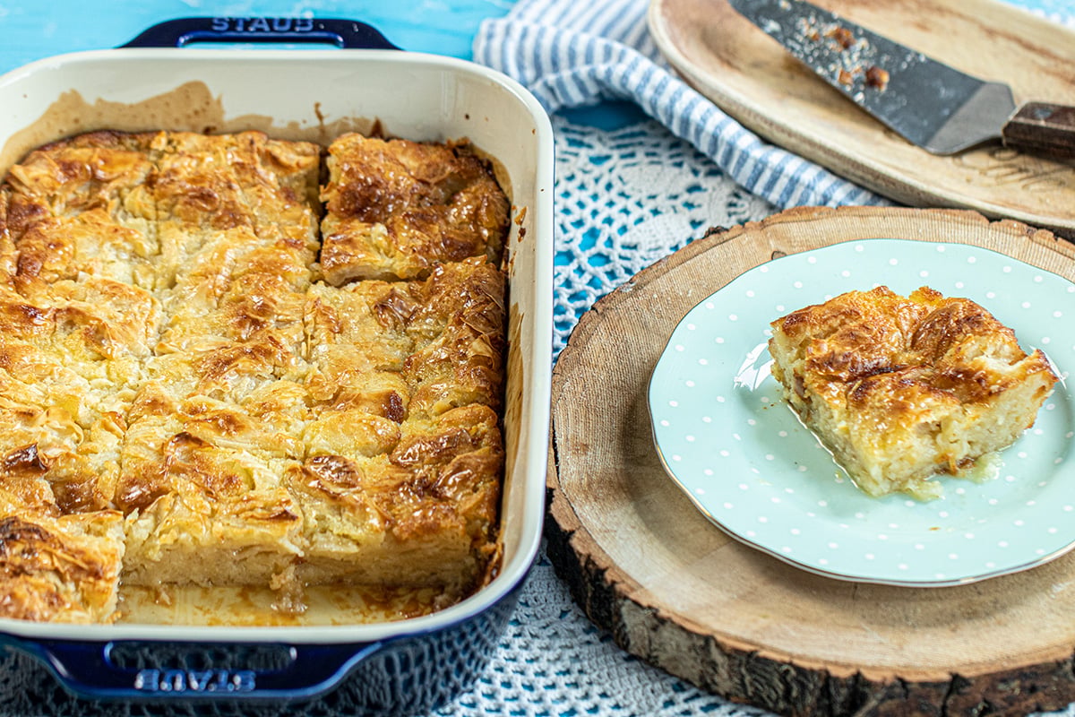 Greek Lemon & Phyllo Custard Pie: Lemonopita/Patsavouropita - Dimitras ...