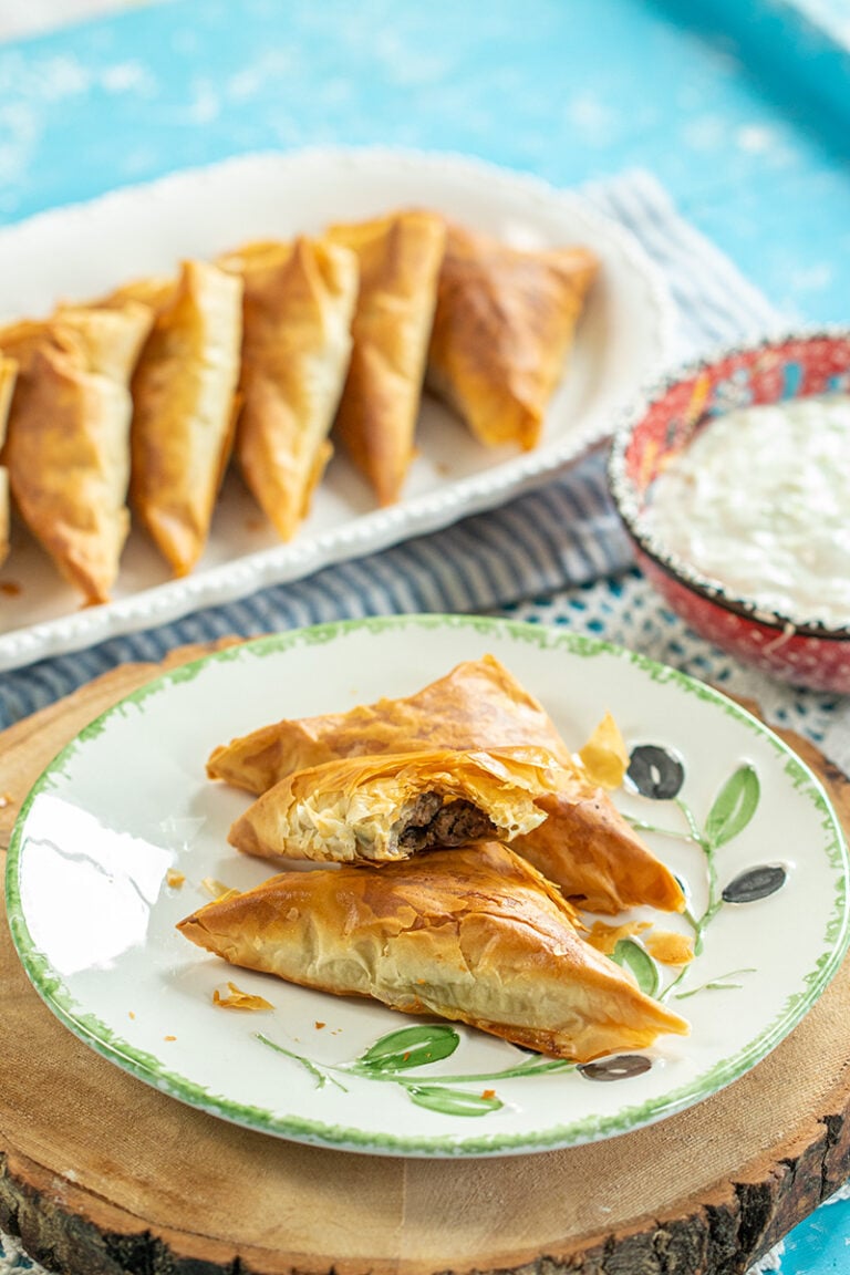 Kimadopitakia: Greek Phyllo Pies with Beef & Herbs - Dimitras Dishes