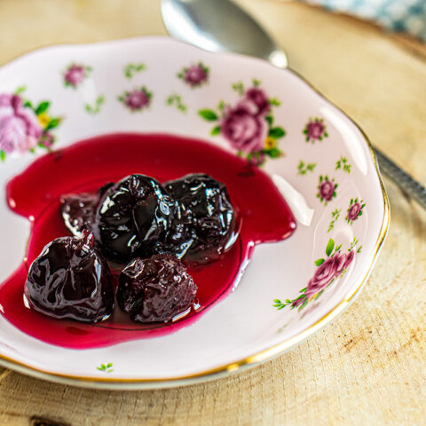 Greek Cherry Spoon Sweet Preserves (Glyko Koutaliou) - Dimitras Dishes