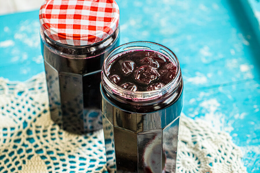 Greek Cherry Spoon Sweet Preserves (Glyko Koutaliou) - Dimitras Dishes