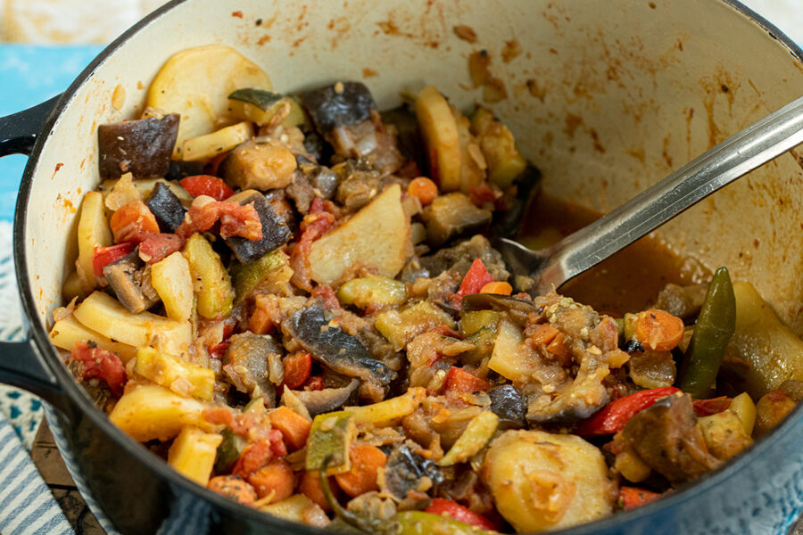 Soufiko: A Greek Summertime Stew - Dimitras Dishes