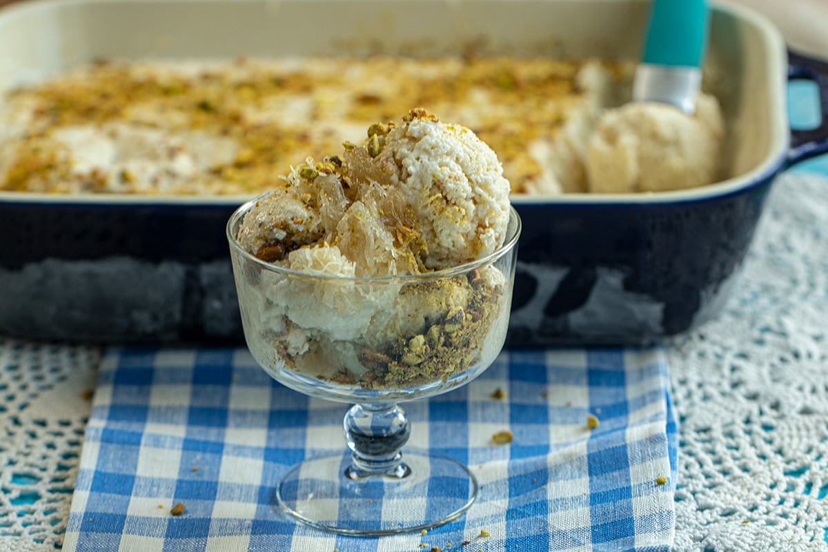 Kataifi Ice cream - Dimitras Dishes