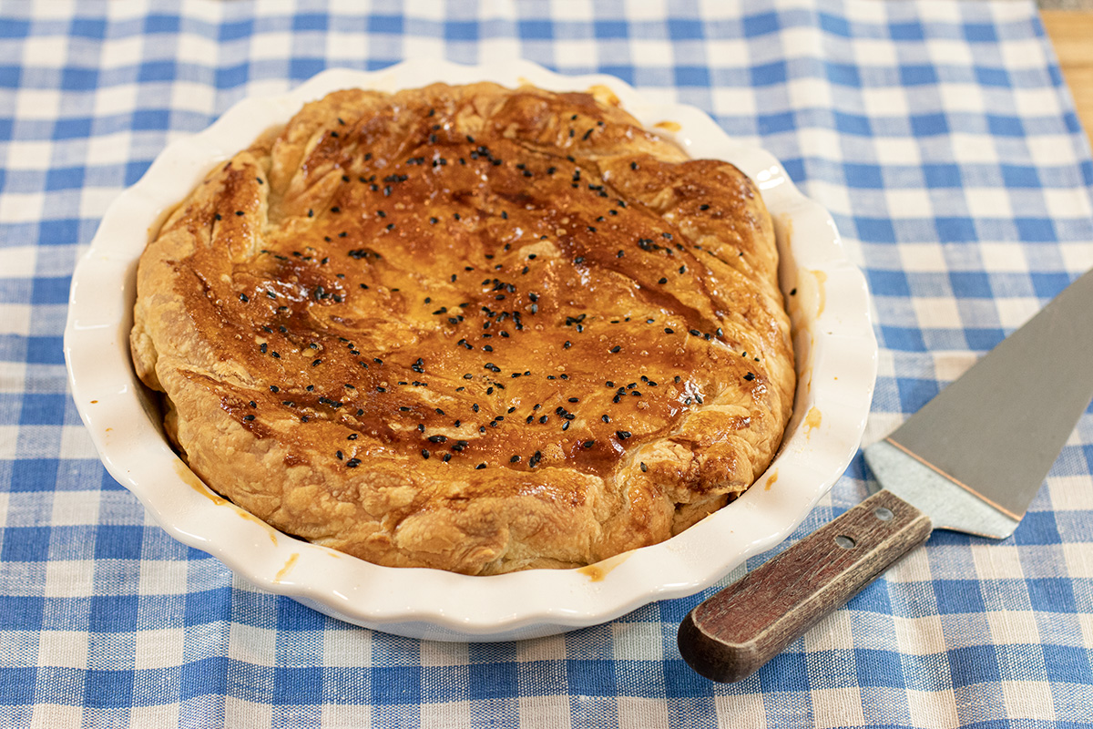 Kasseropita: Greek Kasseri Cheese Pie - Dimitras Dishes