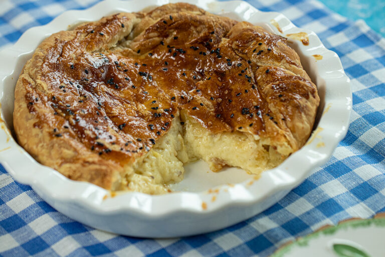 Kasseropita: Greek Kasseri Cheese Pie - Dimitras Dishes