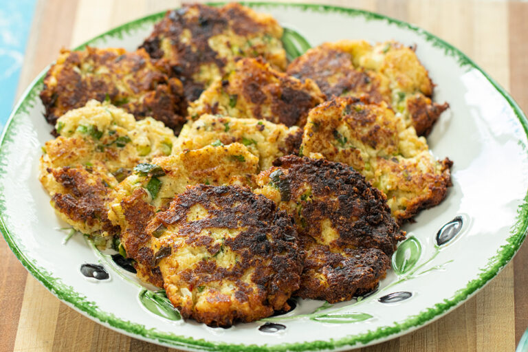 Cauliflower Cakes/Patties - Dimitras Dishes