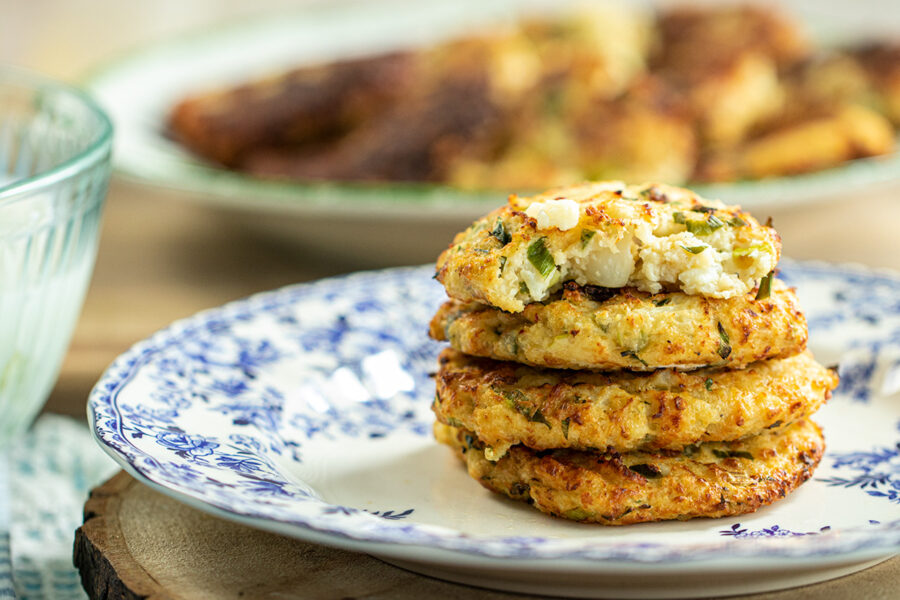 Cauliflower Cakes/Patties - Dimitras Dishes