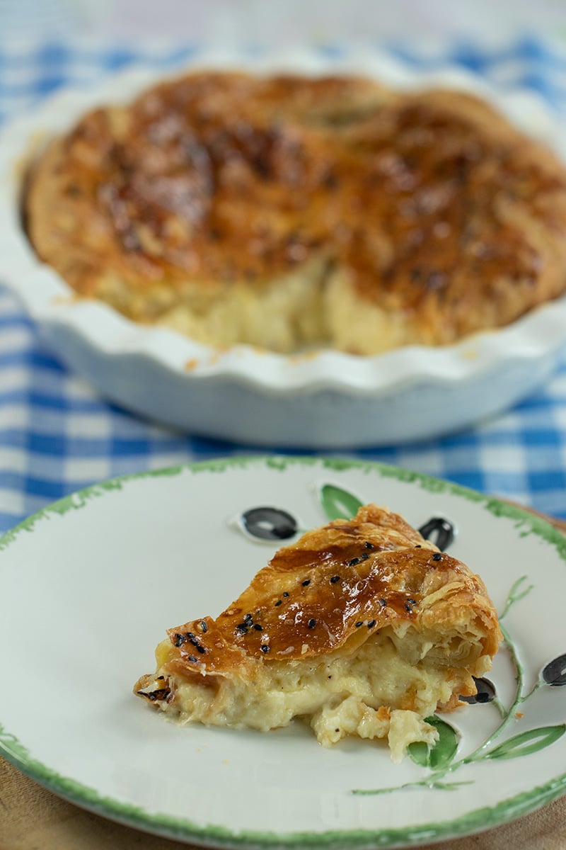 Kasseropita: Greek Kasseri Cheese Pie - Dimitras Dishes