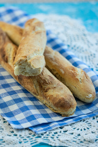 Easy Homemade Crusty Baguette Recipe for Beginners! - Dimitras Dishes