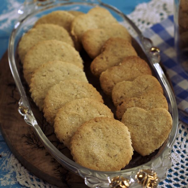 Walnut Shortbread Cookie - Dimitras Dishes