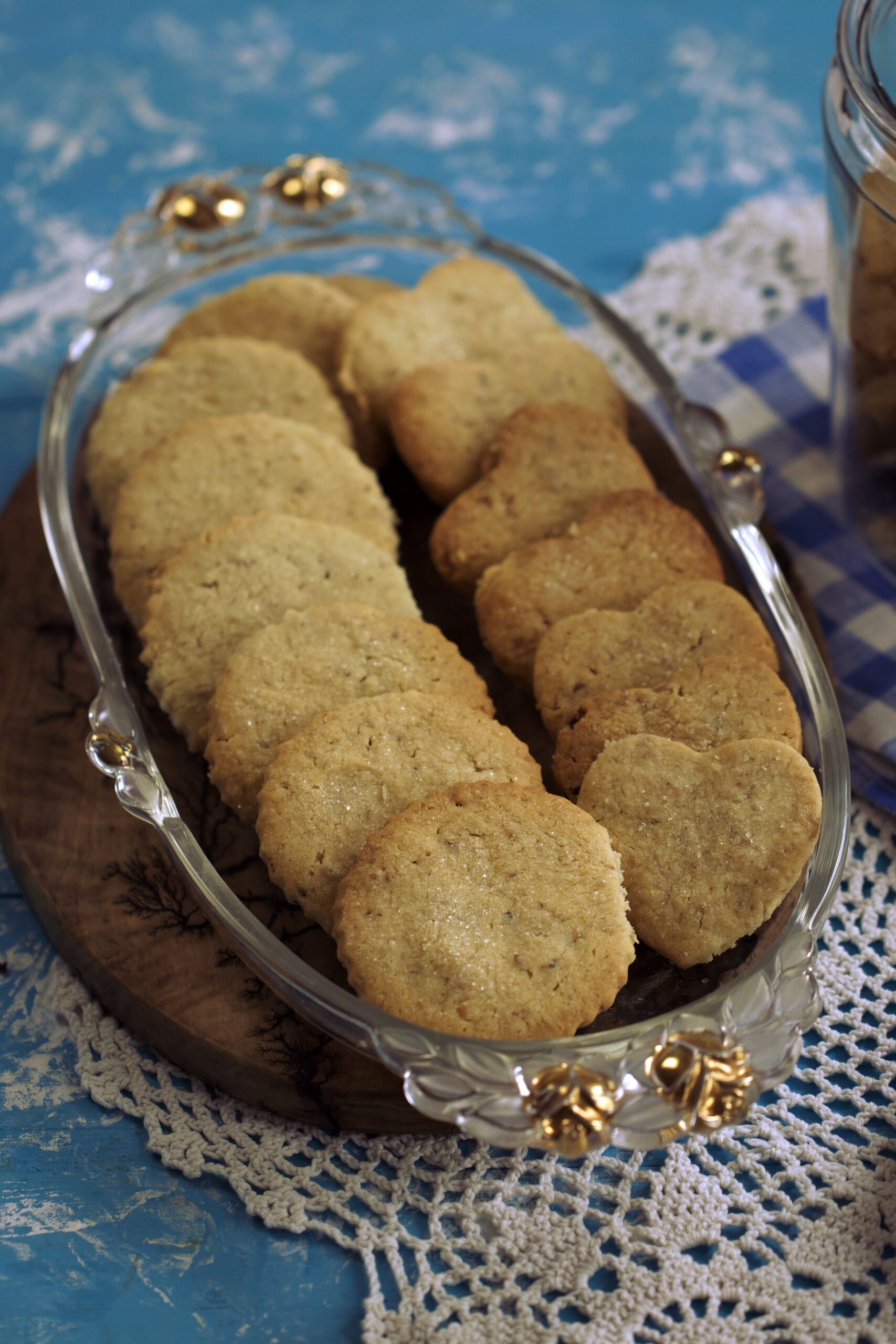 Walnut Shortbread Cookie - Dimitras Dishes
