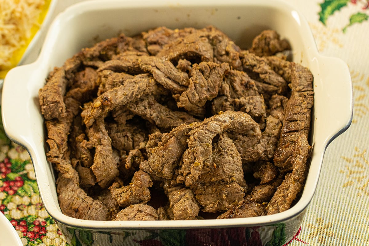 Steak Gyros with Mediterranean Rice - Dimitras Dishes