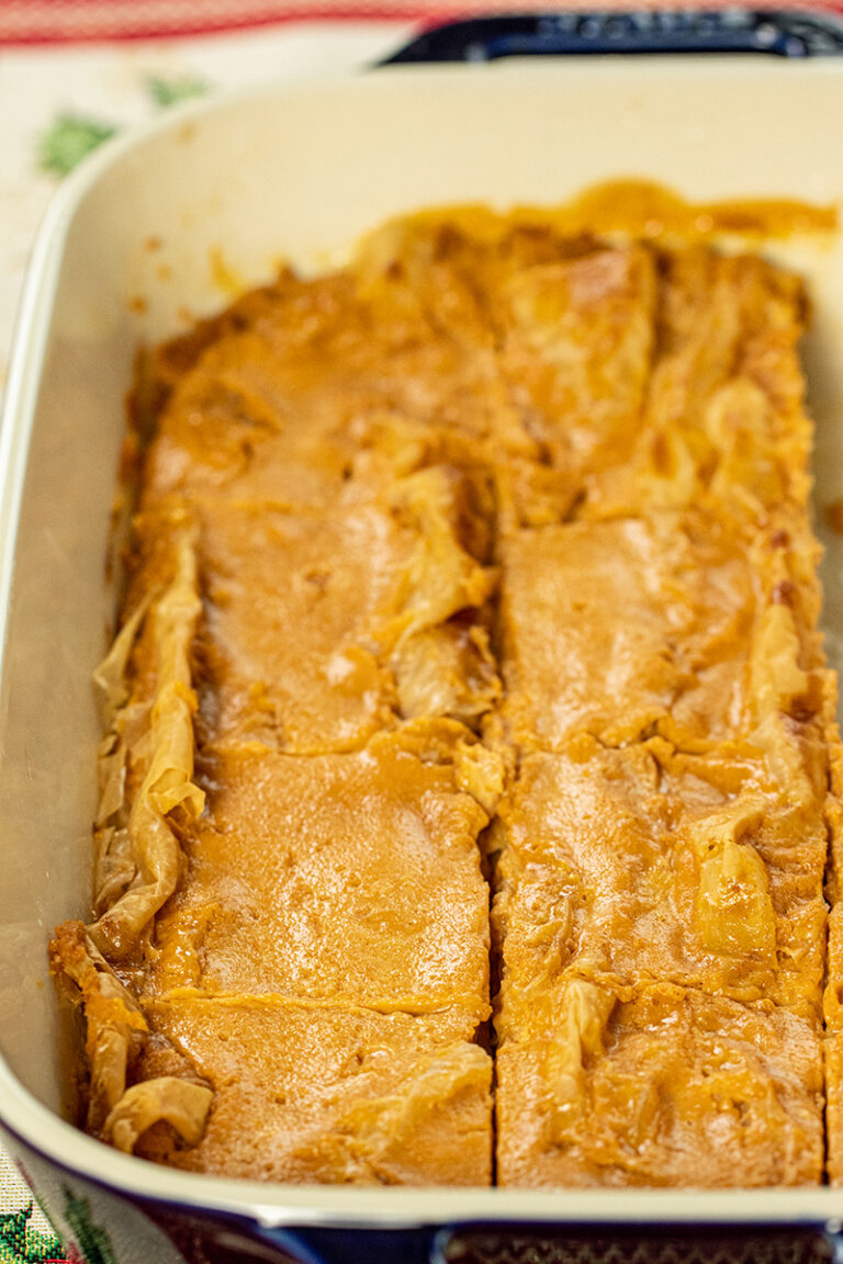 Ruffled Pumpkin Pie (Phyllo Crinkle) - Dimitras Dishes